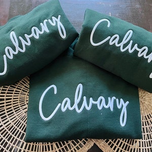 Rustic Charm 3D Puff Cursive Script Embroidery Font - Etsy