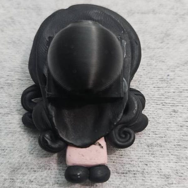 3D Printed Flat-sided Crafting Bead: 15mm DIY Focal Base, Beadable Pen ...