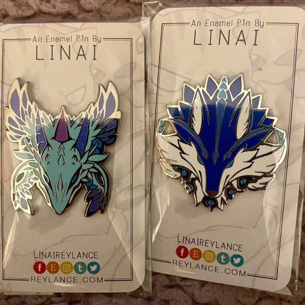 World Boss Andrius, Dvalin (stormterror) - Genshin Impact Enamel Pins ...