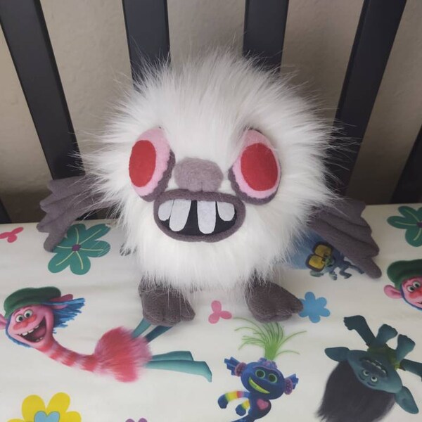 Debbie the Bat Trolls 2 Inspired , Handmade Plush, 9x10 in , Barb's Pet ...