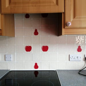 Bathroom Tile Sticker Seashell Tile Stickers Nautical Vinyl Wall Art ...