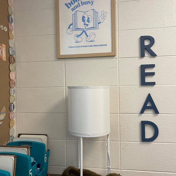 Reading Poster-classroom Wall Decor-digital Download-wall Print-booked ...