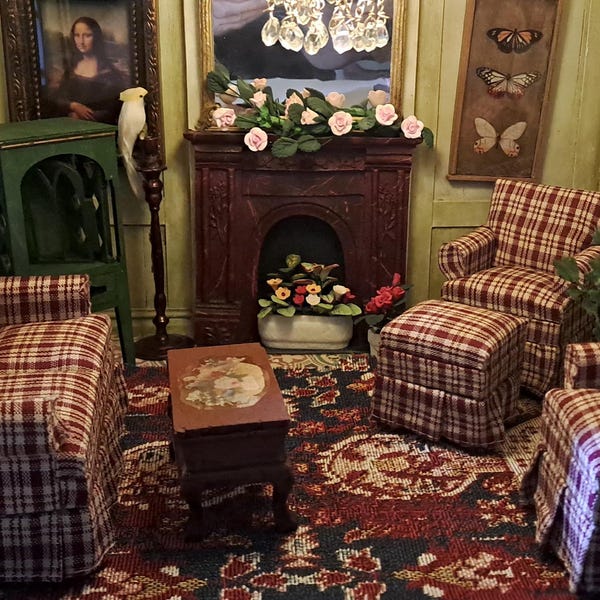 Dollhouse Miniature - 1-144 Dollhouse Resin - Montgomery Dolls House ...