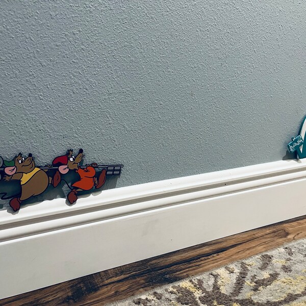 NEW / IMPROVED Cinderella's Jaq & Gus Running With the Key - Etsy