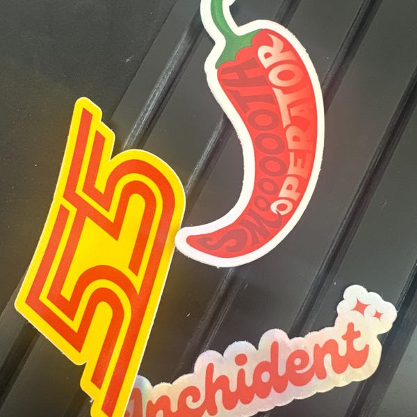 Carlos Sainz Smooth Operator Chilli 55 F1 Sticker Formula One ...