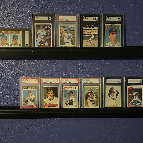 Sports Card Display Wall Shelf - Etsy