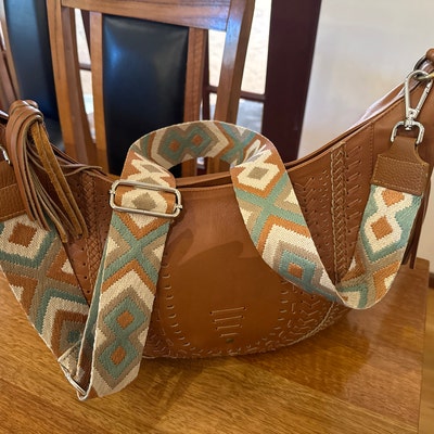 Leather Shopper Bag for Women With Wide Strap, Women Shoulder Bag ...