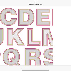 3D Letter A to Z layers Included Digital Cut SVG and Studio - Etsy