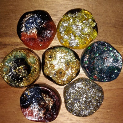 Meteorite Shape Resin Silicone Mold Pendant Mold/creative Pendant Mold ...