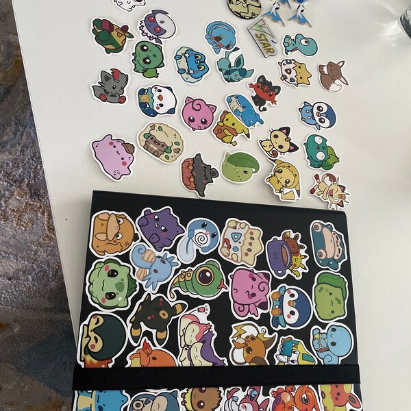 Cute Kawaii Chibi Pokemon 50 Stickers. - Etsy Singapore
