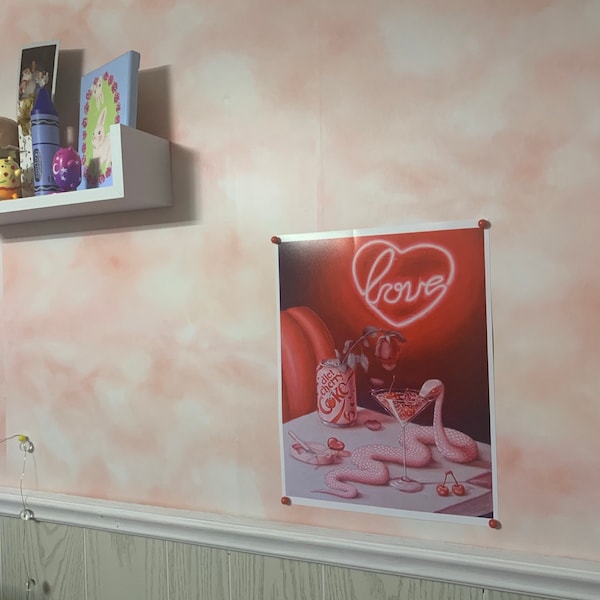 Pink Mamba - Print - Etsy