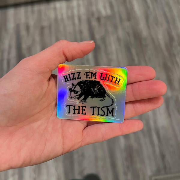 Rizz Em With the Tism Waterproof Weatherproof Vinyl Sticker Decal - Etsy