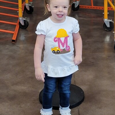 Girl Construction, Construction Shirt, Girl Dump Truck, Dump Truck ...