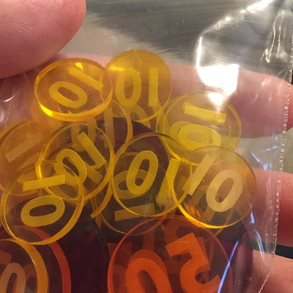 Damage Counters - Pokemon TCG - Damage Markers, Damage Tokens ...