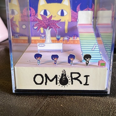 OMORI Neighbor's Room 3D Game Cube Diorama - Etsy