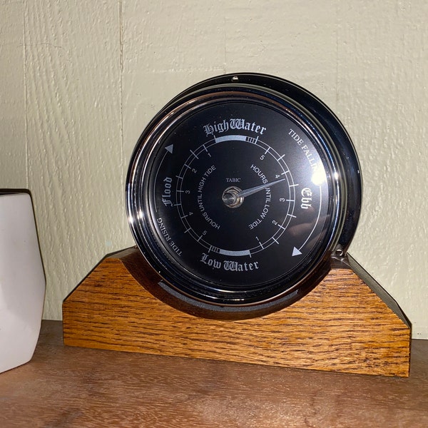 Tabic Solid Brass Barometer With Built in Hygrometer and Thermometer ...