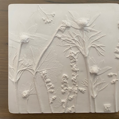 Wild Garden I Botanical Bas-relief - Etsy