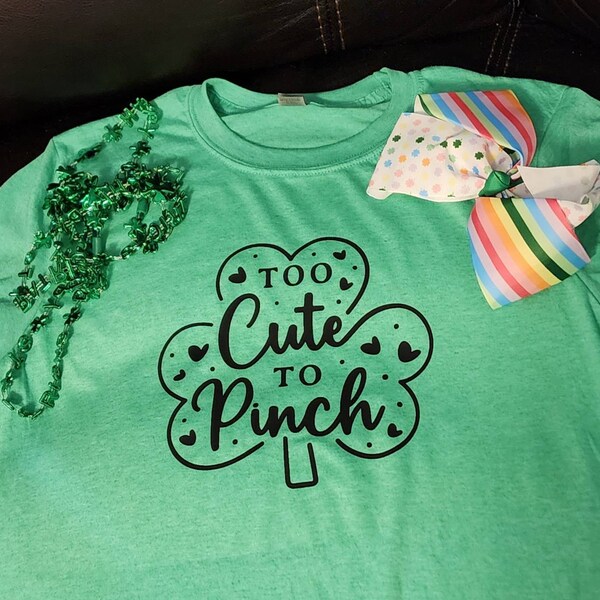 Too Cute to Pinch SVG, St Patricks Day SVG Bundle - Etsy