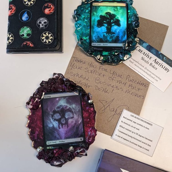 Aurora Borealis Magnets/mini Paintings - Etsy