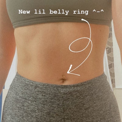 Belly Button Ring Clicker Belly Ring Belly Piercing Body Jewelry navel ...