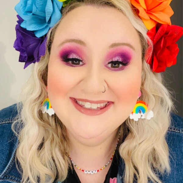 Rainbow Flower Crown Gay Pride Love Wins LGBTQ Floral Crown Festival ...