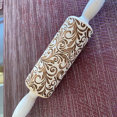 4 PACK PATTERNS Rolling Pin Personalized Pin Rolling Pin - Etsy
