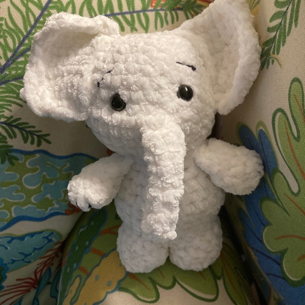 Pocket Elephant Pattern/ Amigurumi/ Tutorial/ Crochet Pattern/ Digital ...