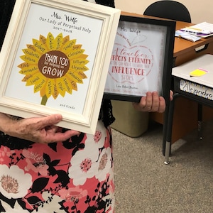 Editable Sunflower Class Names for Teacher Gift, Help Us Grow, Teacher ...