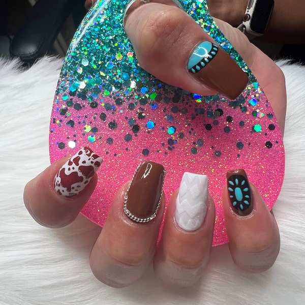 Nailfie Palette Disc • Nail Selfie Photo Prop Nails Manicure Nailfie ...
