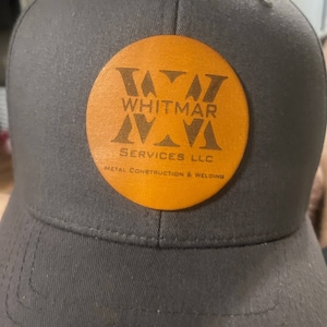 Zoni Wear Leather Patch Hat Leather Patch Trucker Hat - Etsy