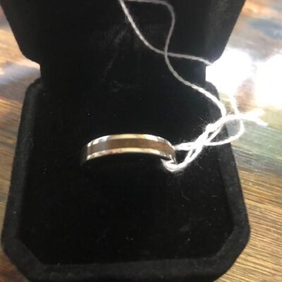 Titanium Beveled Edge Screw-together Ring Blank for Inlay - Etsy