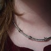 Barbed Wire Necklace. Gothic Necklace, Stainless Steel Necklace, Y2K ...