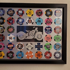 Personalized Engraved Poker Chip Frame Display Insert Fits 36 - Etsy