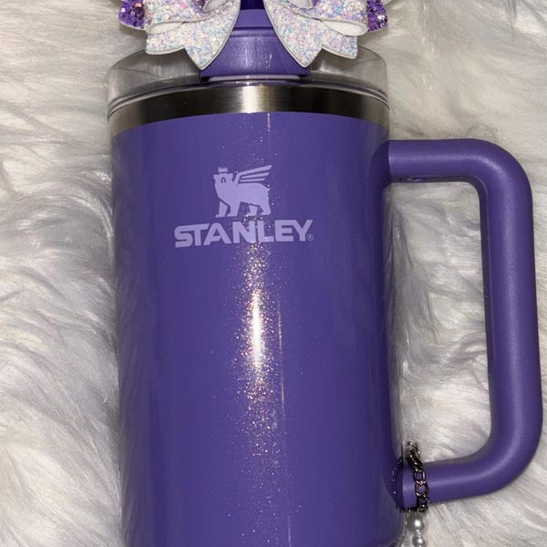 Black Glitter Straw Bow Straw Bow Topper Starbucks Straw Accessory ...