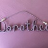 Knitted Mothers Day Sign Wire Word Cord Knit Rope Mothers Day Gift for ...