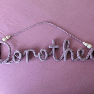 Knitted Mothers Day Sign Wire Word Cord Knit Rope Mothers Day Gift for ...