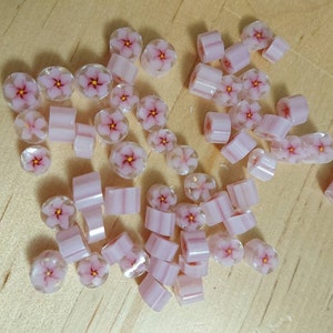 Glass Flower Murrini Mix, Coe90 Murrini, Bullseye Glass, Millifiore, UK ...