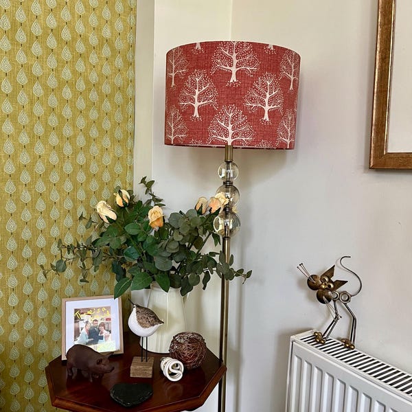 Scottish Grey Lampshade, Table Floor Lamp / Ceiling Pendant, Small ...