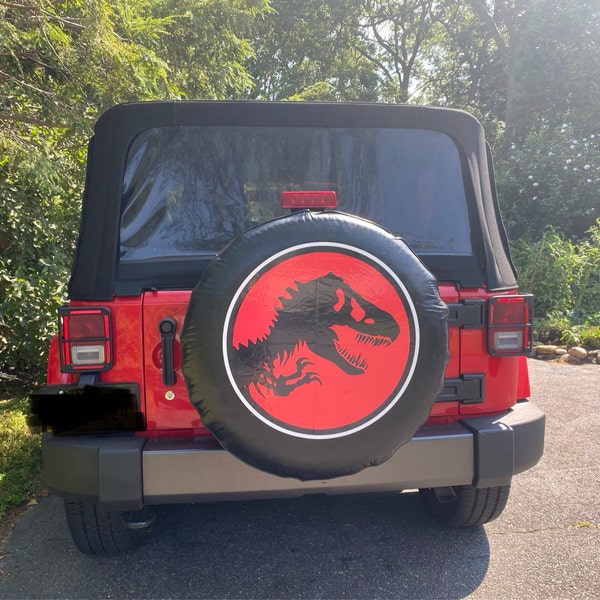 Jurassic Park T-rex Tire Cover - Etsy
