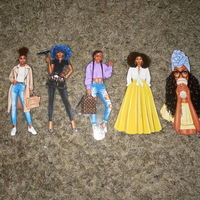 African American Bookmark Set black Girl Bookmarksblack Girl Magic ...