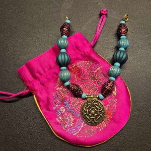 Celtic Omega Fibula With Bronze Knot Pattern Nordic Horseshoe Fibula ...