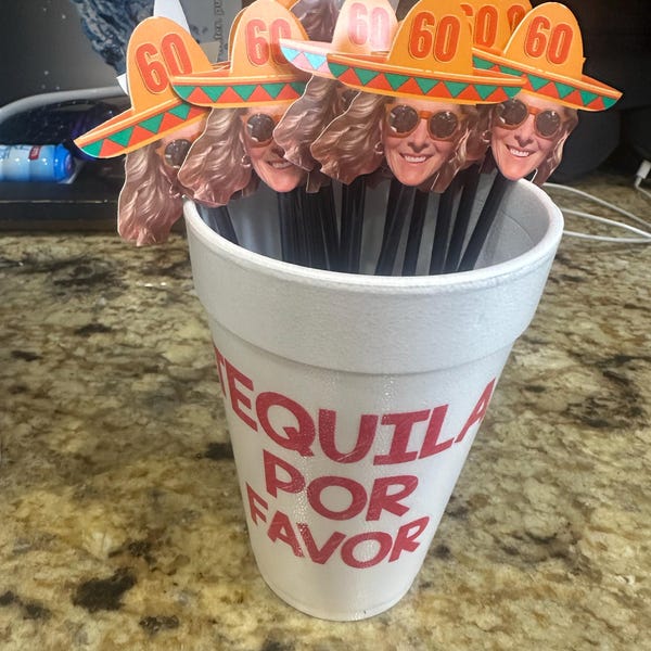 Custom Graduation Face Drink Stirrers, Graduation Party Decor, 2025 ...