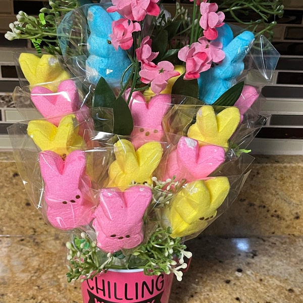 Peeps Gift Basket Peep Lover Basket Peeps Candy Basket Easter Peeps ...