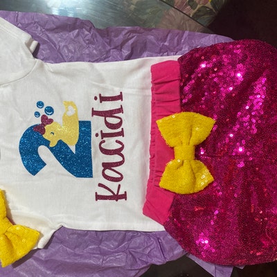 Personalized Rubber Ducky Birthday Shorts Outfit, Duck Birthday, Rubber ...