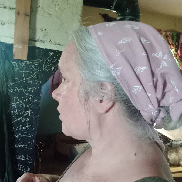 100% Cotton Butter Yellow Scarf Head Covering Headwrap Cottagecore - Etsy