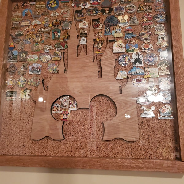 National Park Service Inspired Pin Display Shadowbox, Corkboard, Cork ...