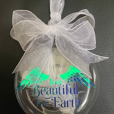 A Box of 6 Flat Glass Round Empty Baubles to Make Your Own - Etsy UK