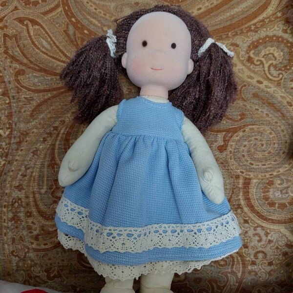 12 Inch Rag Doll With Gift Box, Crochet Doll, Textile Doll With Clothes ...