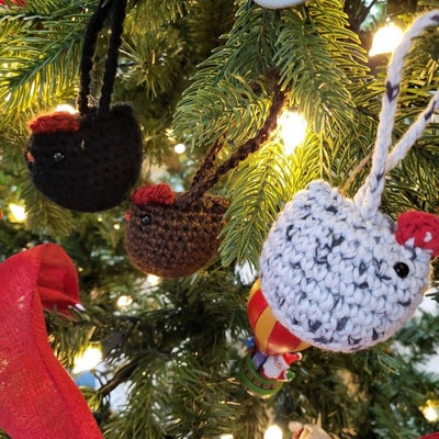 Jumbo Crochet Chicken Amigurumi Large Soft and Fluffy Stuffed Animal ...