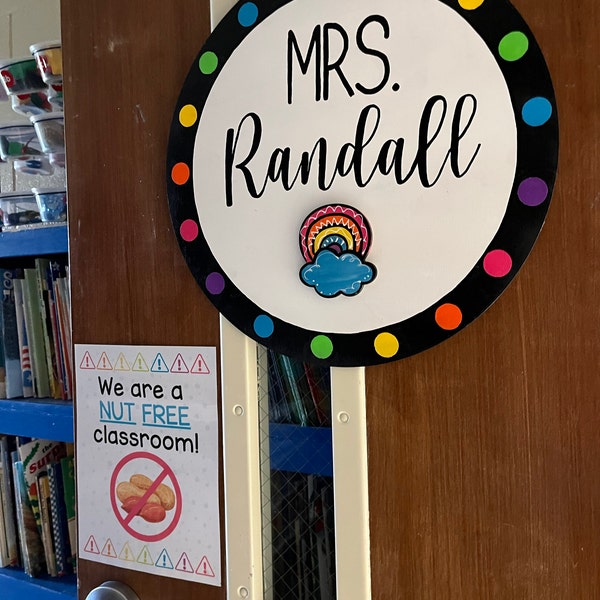 Welcome to Our Class Door Teacher Sign W/ Interchangeables - Etsy